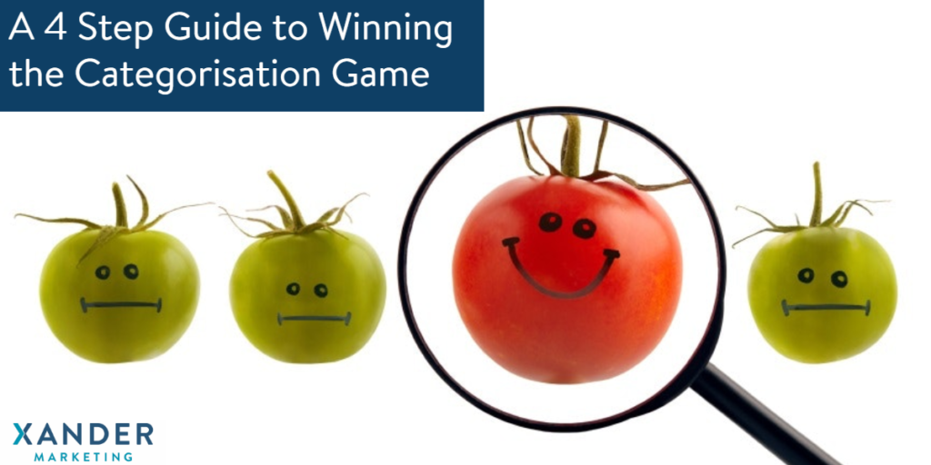 A 4 Step Guide to Winning the Categorisation Game | Xander Marketing